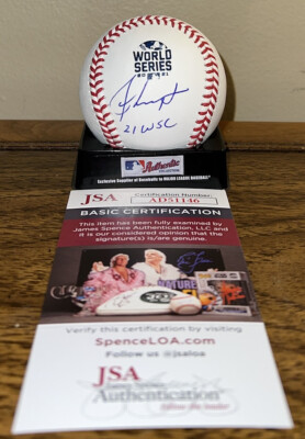 Ron Washington Autographed Signed 2021 World Series Baseball Braves JSA ...