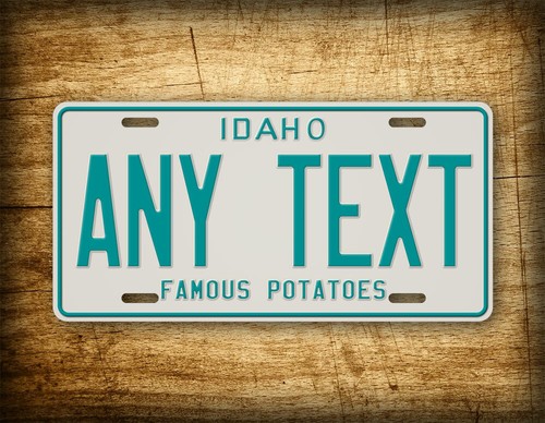 Custom Vintage Idaho License Plate ANY TEXT Personalized ID Metal Auto ...