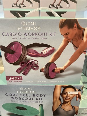 Lomi Fitness Cardio Workout Kit With 3 Essential Cardio Items, Ruby | eBay