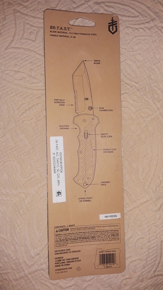 NIP Gerber 06 FAST Knife Coyote Brown Assisted Opening Fast | eBay