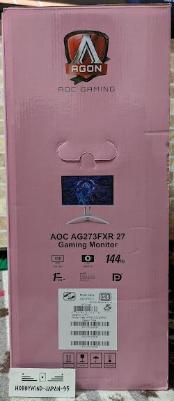 AOC Gaming Monitor Display AG273FXR/11 27 inch/Gaming pink AOC Gaming Monitor Display AG273FXR/11 27 inch/Gaming pink