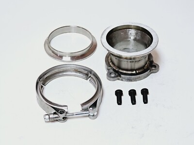 GT20 GT2052 Garrett Turbo Downpipe Flange 3.0" V-band Kit fits Perkins ...