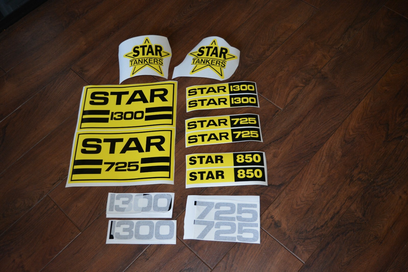 New STAR Tanker slurry trailer vinyl decals stickers set 725, 850, 1300 ...