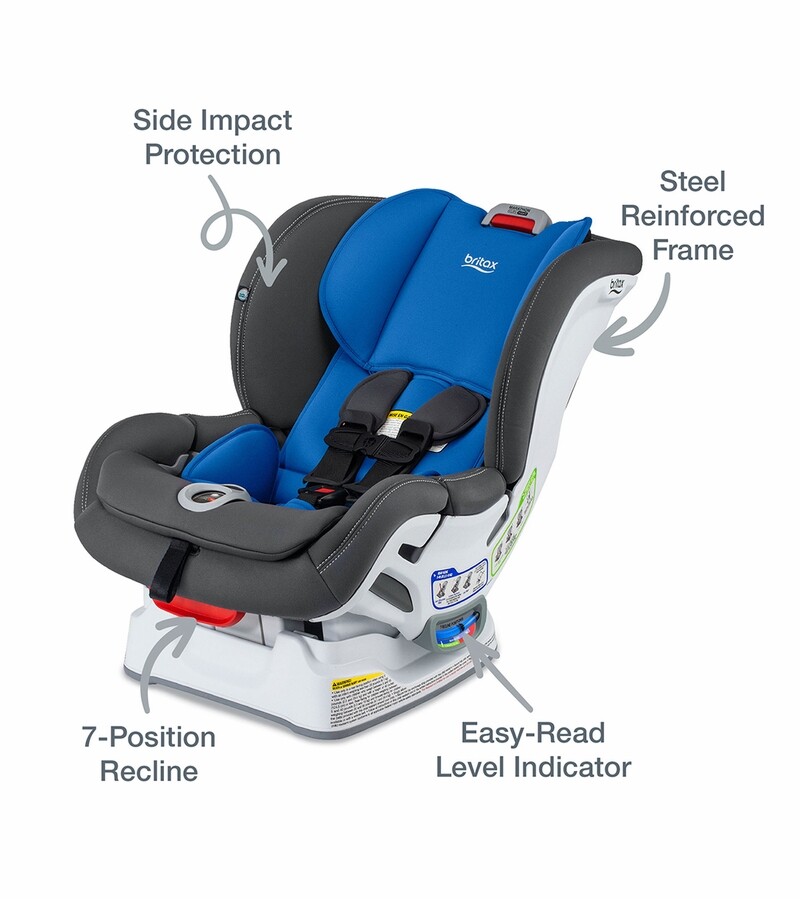 Britax Marathon ClickTight Convertible Car Seat - Mod Blue - SafeWash ...