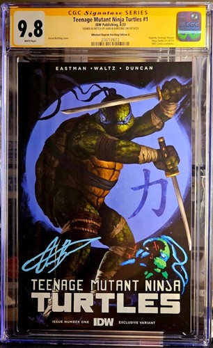 TMNT 1 NYCC A Bartling Leonardo Kanji LTD 500 CGC 9.8 Signed ...