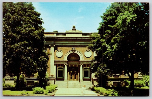 Freeport Illinois~Round Windows~Arch Doorways~Carnegie Library~1950s ...