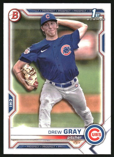 2021 Bowman Draft 1st Edition #BD35 Drew Gray | eBay