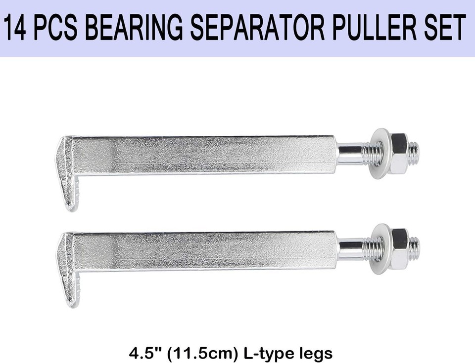 Bearing Separator Puller Wheel Hub Axle Puller Splitters Tool Set 5 Ton ...