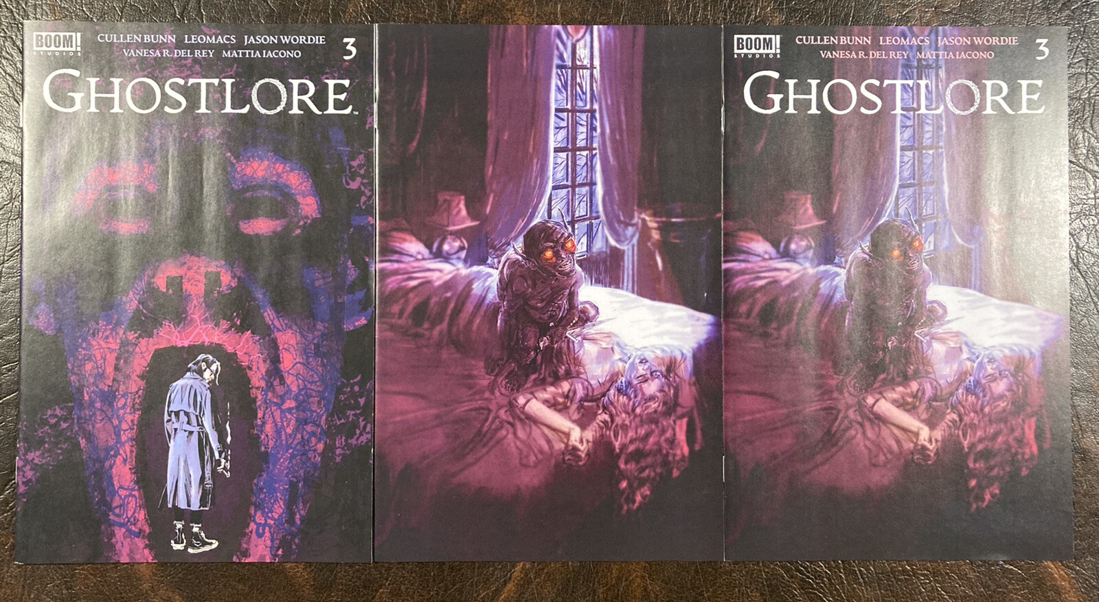 GHOSTLORE #3 SET OF 3 1:10 LEOMACS DEL REY CULLEN BUNN VARIANT BOOM COMICBOOK BA | eBay