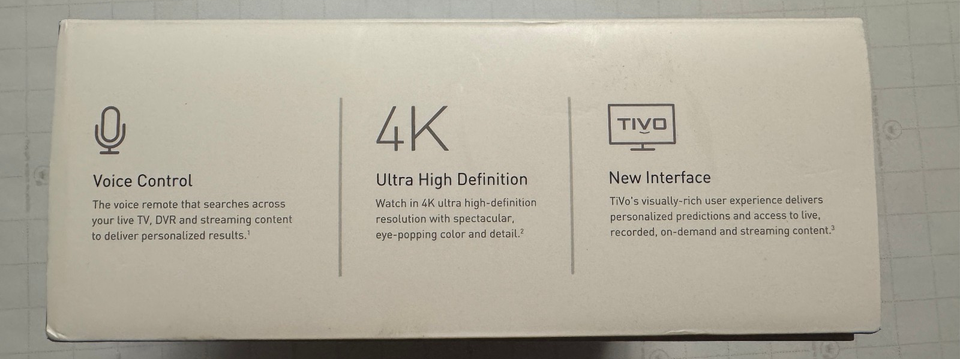 🔹 NEW TiVo Mini Vox 4K Ultra HD Streaming Media Player - Voice Remote ...