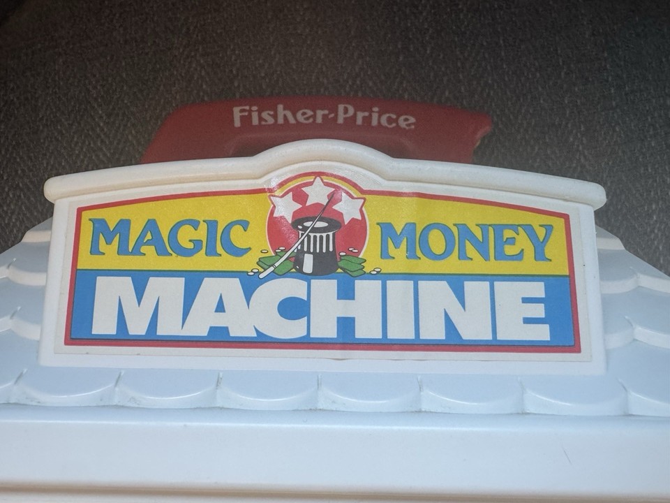 Vintage Fisher Price Magic Money Machine Cash Register ATM Toy 1992 | eBay