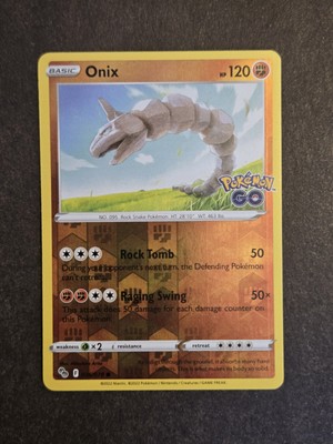 Onix Reverse Holo - 036/078 - Pokemon Go Pokemon 2022 | eBay