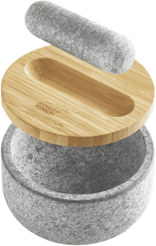 Joseph Joseph Dash Pestle and Mortar with Bamboo Lid Kitchen Tool 20176 ...