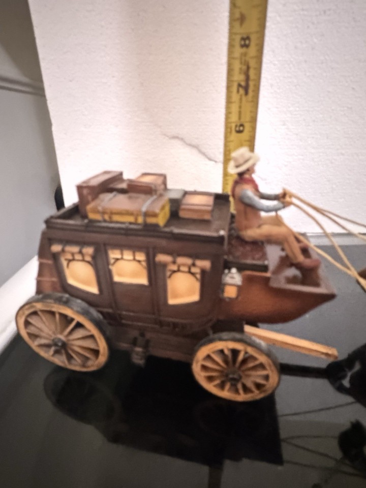 VTG RARE John Wayne OvrlndStagecoach W/ 4 Horse Hawthone Collect. Great ...