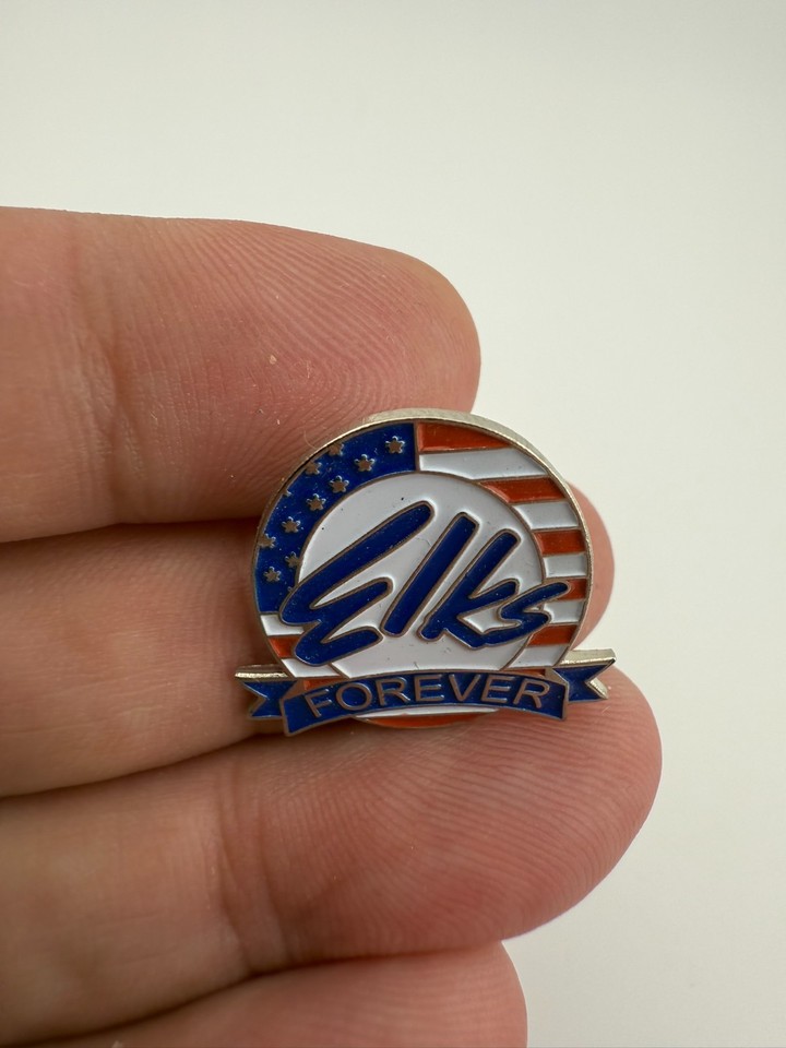 BPOE Elks Forever Patriotic Flag Pin | eBay