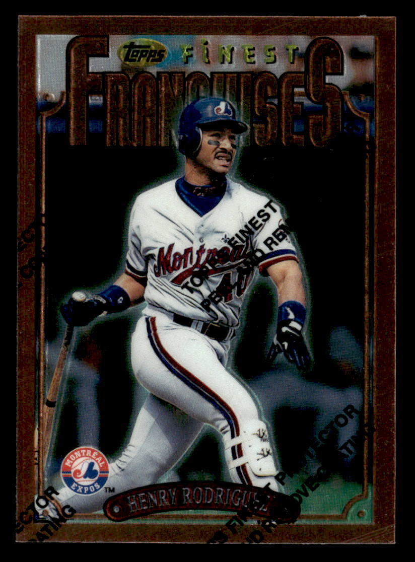 Henry Rodriguez 1996 Finest Card #325 Montreal Expos | eBay