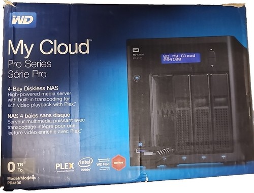 My Cloud Pro Series Western Digital PR4100 WDBNFA0000NBK-NESN 4-Bay ...
