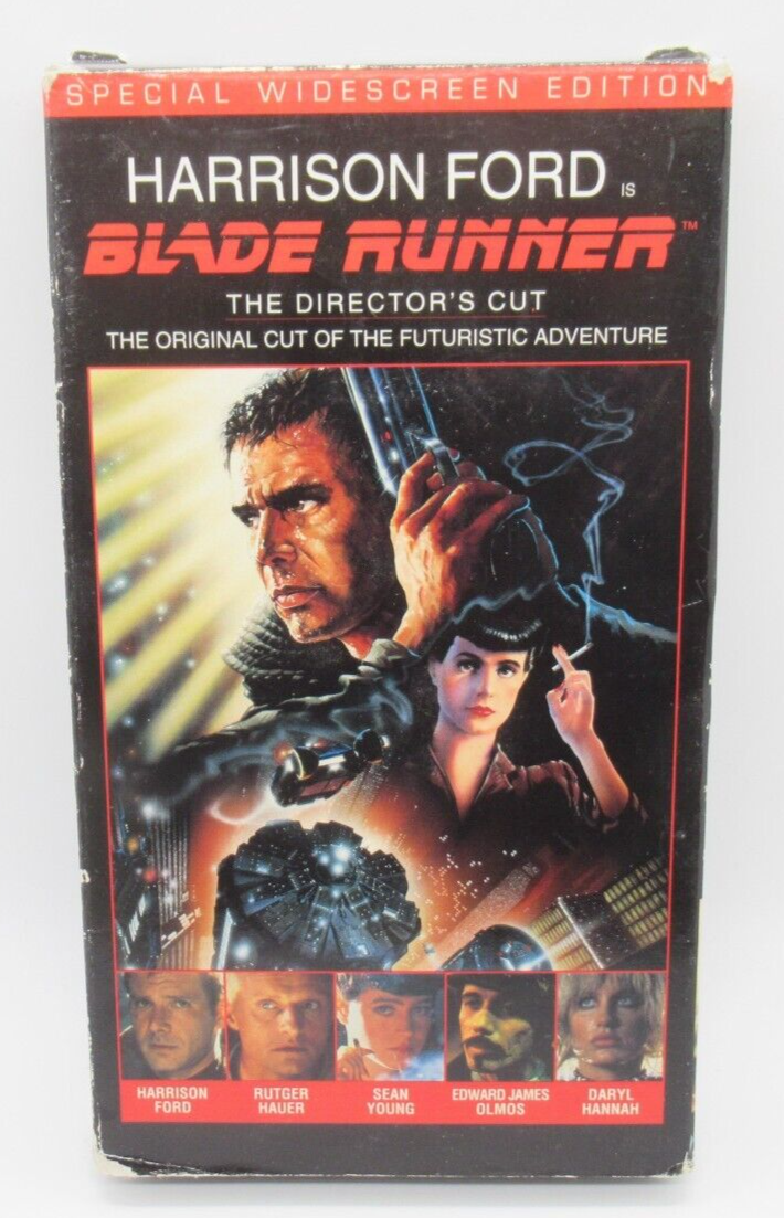 BLADE RUNNER - DIRECTOR'S CUT VHS VIDEO MOVIE, HARRISON FORD, DARYL ...