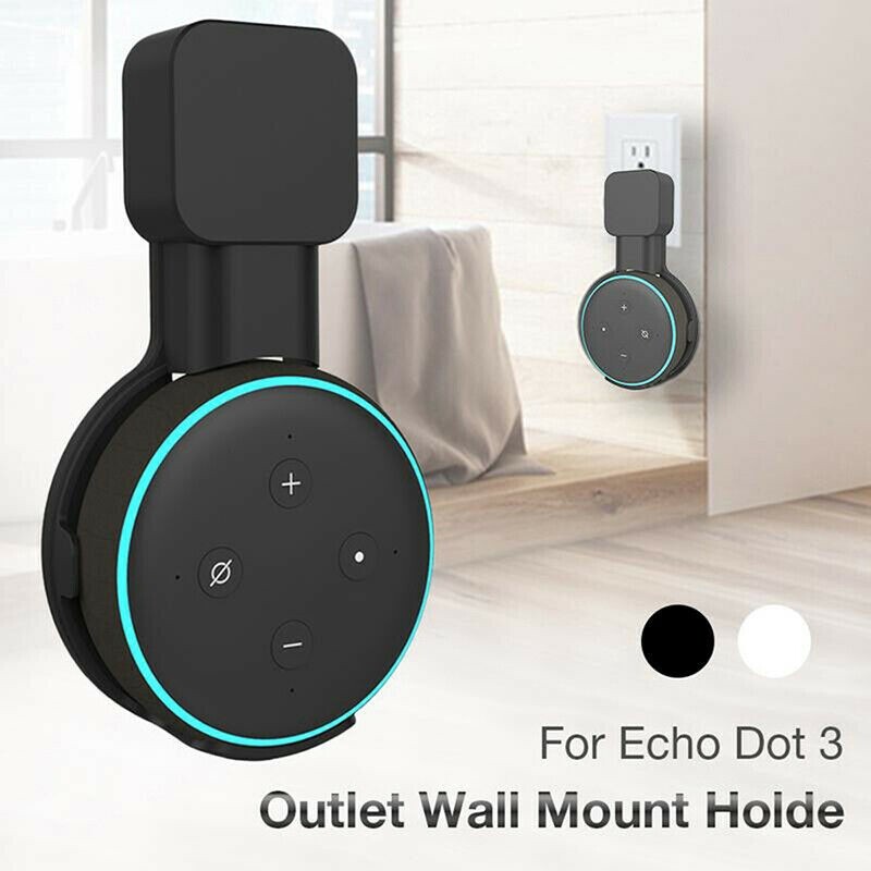 Outlet Wall Mount Holder Stand Socket Hanger For Amazon Echo Dot3rd Gen ...