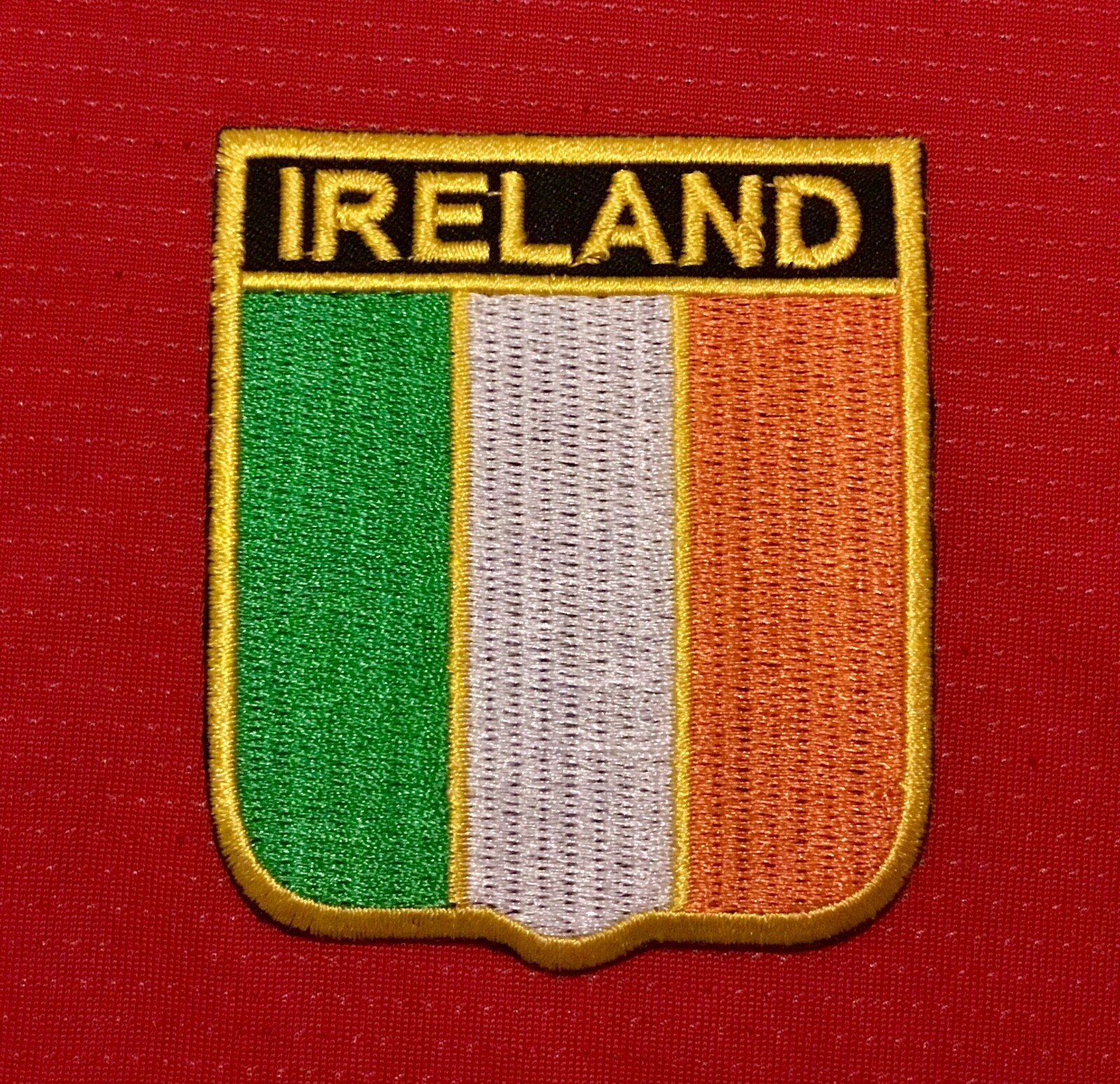 IRELAND IRISH EIRE COUNTRY FLAG BADGE IRON SEW ON PATCH CREST ST ...