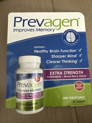 Prevagen Improves Memory Extra Strength Mixed Berry Chewable tablets ...