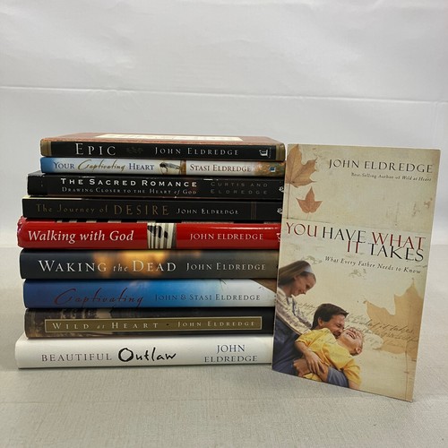 John Eldredge 10 Book Lot Christianity Walking With God Beautiful Outlaw Desire | eBay