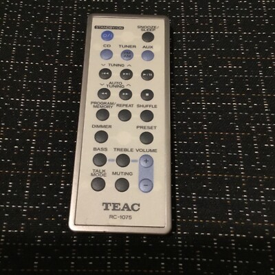 Original Teac RC-1075 Audio System Remote Control | eBay