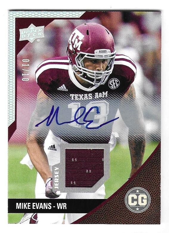 Mike Evans Autographed Memorabilia | Signed Photo, Jersey, Collectibles ...
