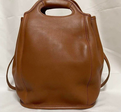 Coach Vintage 9994 Drawstring Backpack Bucket Bag Tan | eBay