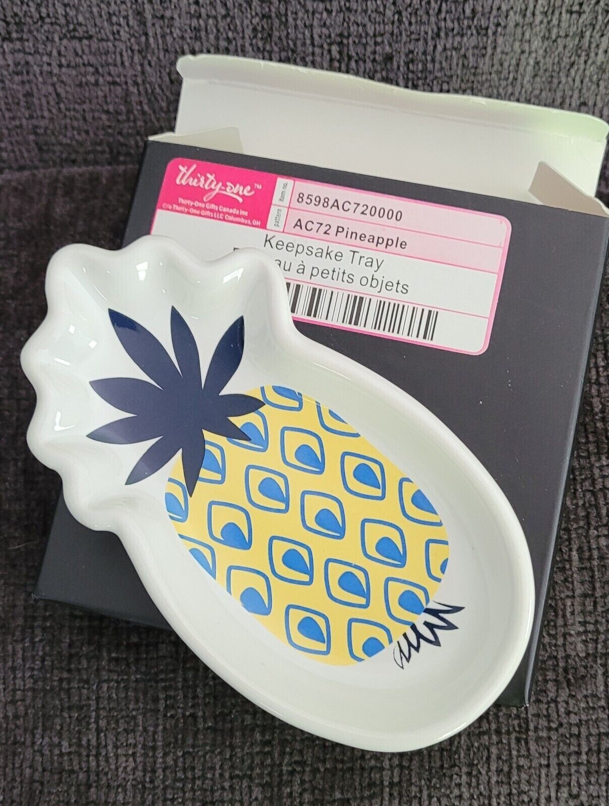 Thirty One ☆ Keepsake Tray "Pineapple" NEW 🍍 | eBay