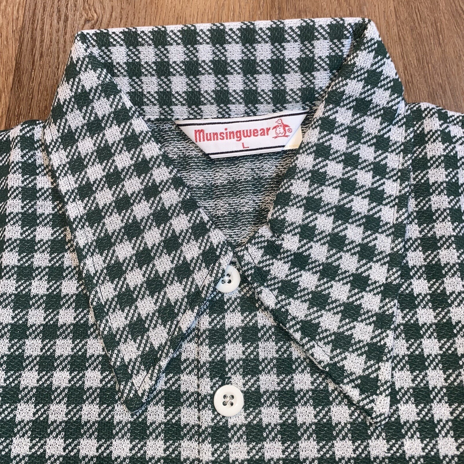NEW Vintage 60s 70s Munsingwear Shirt Mens Large Peng Gem new-vintage-60s-70s-munsingwear-shirt-mens-large-peng-gem