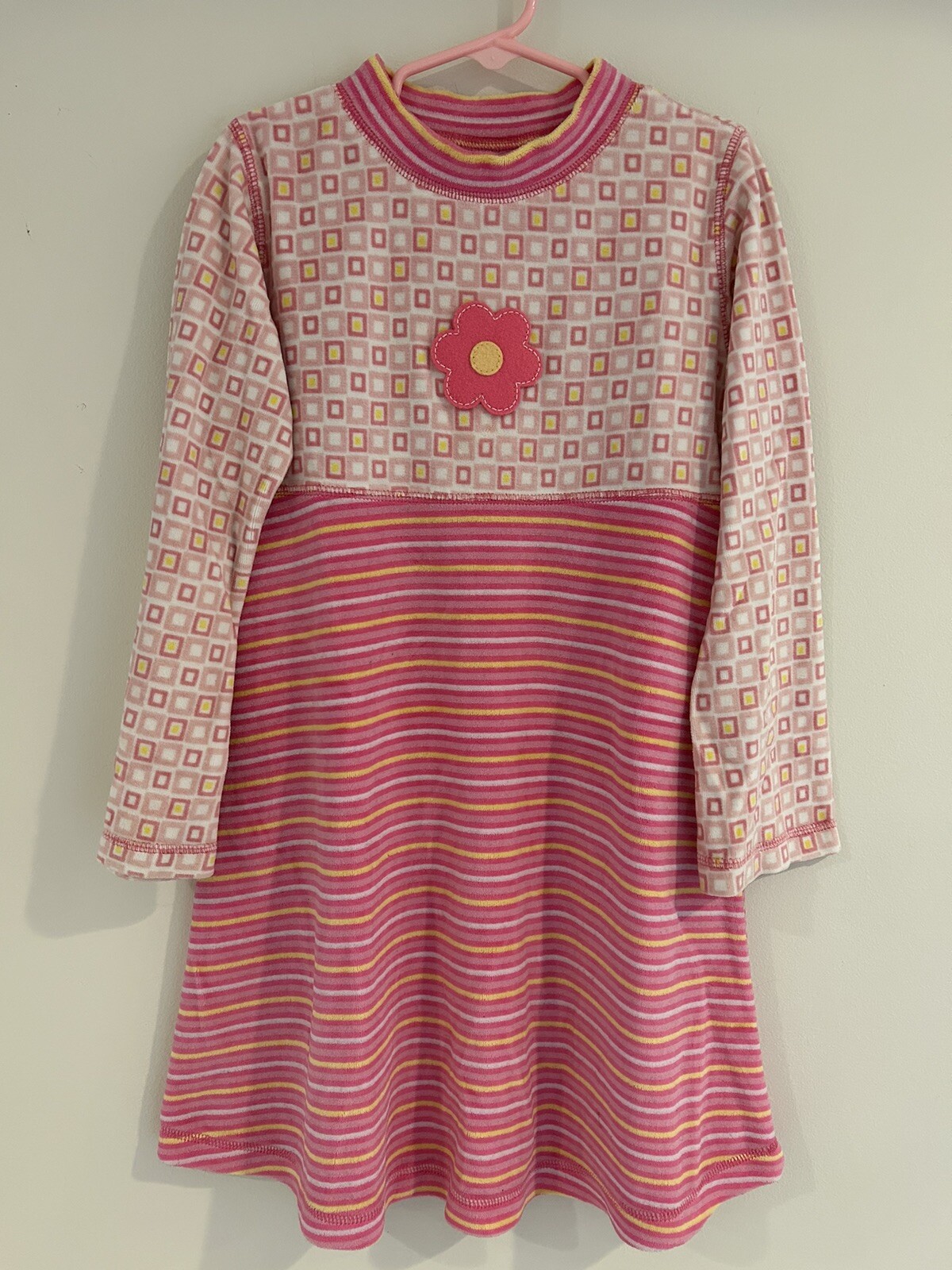 Mis Tee V Us Girls Patterned Long Sleeve Dress Size 6/7 | eBay