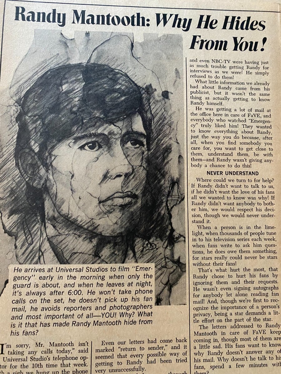 Randolph Mantooth Long Hair