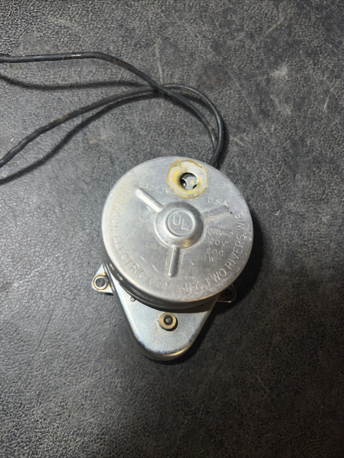 Paragon DRV-2 Timer Motor 1/60 RPM, 120V, 60Hz 3W, No. 14686, X-2458 | eBay