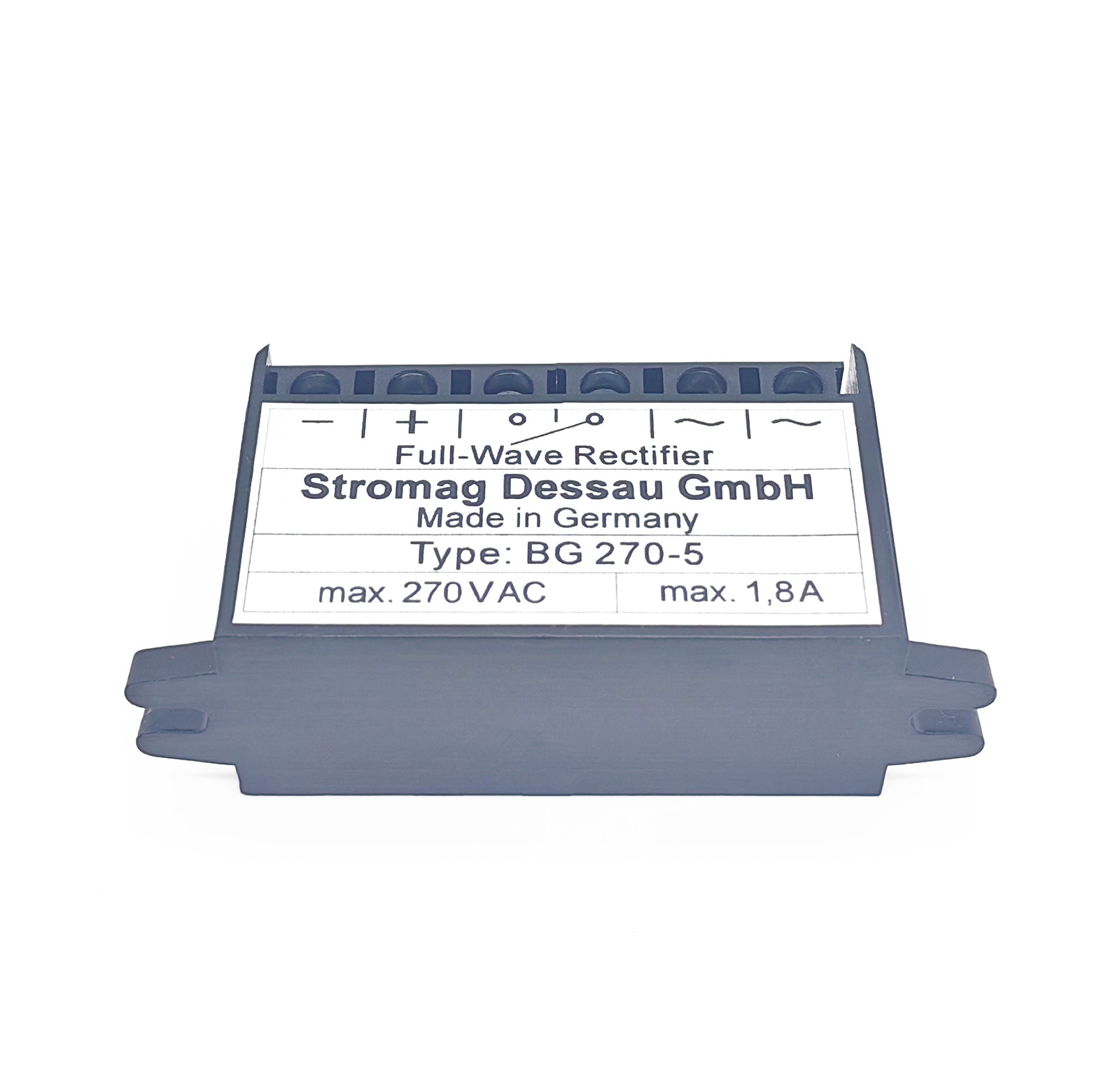 Stromag Full Wave Type: BG 270-5 max.270VAC max.1,8A motor brake ...