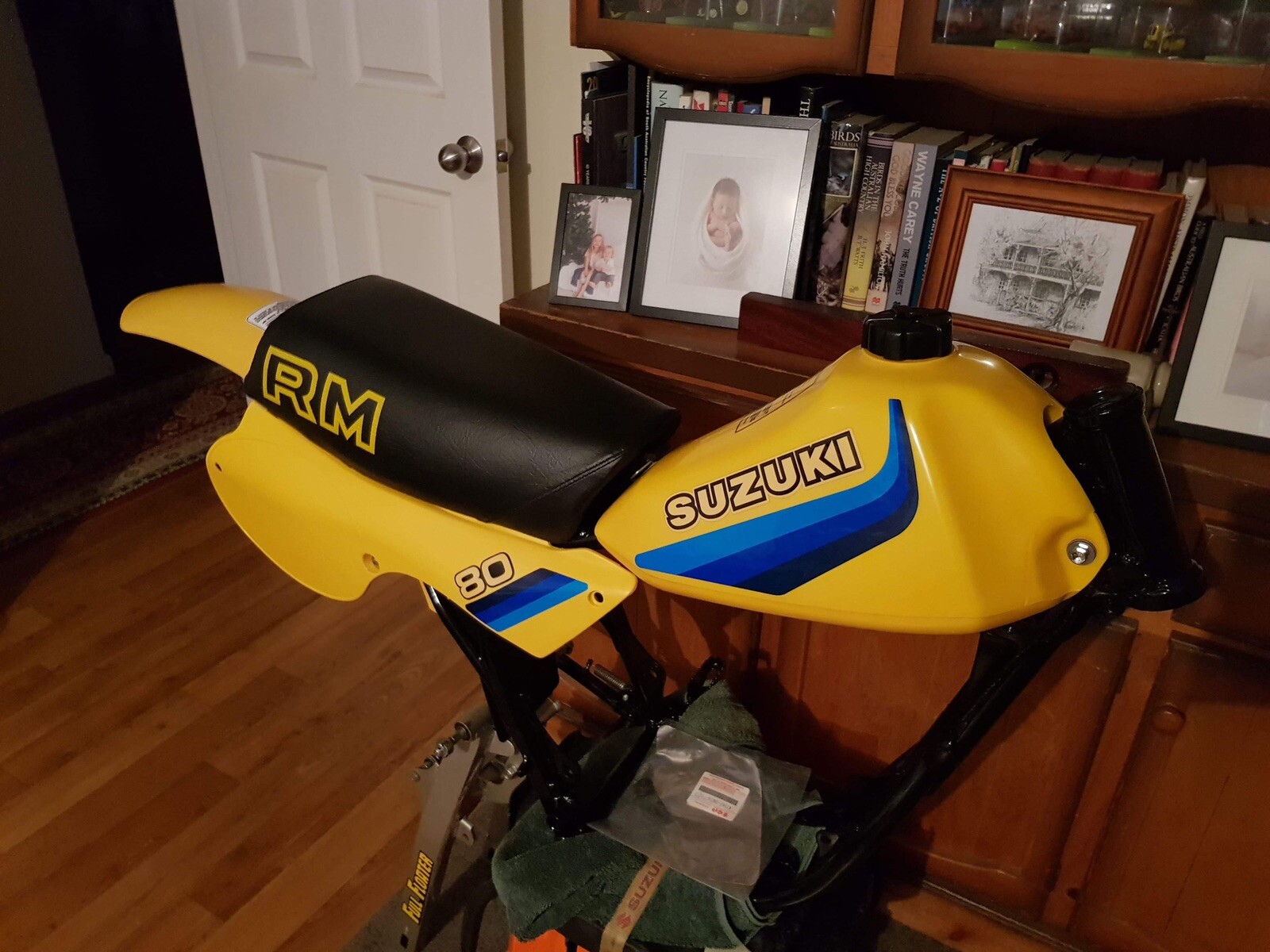 Suzuki RM80 1982 Frame Cover Decal Set / Sticker Kit / Graphics Kit ...