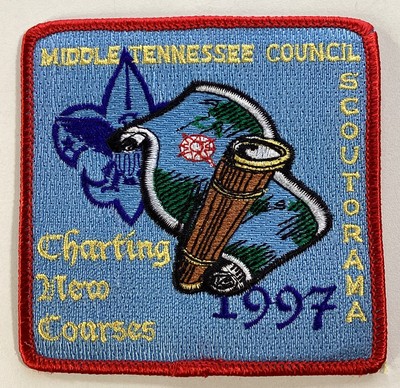 BSA BOY SCOUTS OF AMERICA Patch Vtg 1997 Tennessee Scoutorama Charting ...