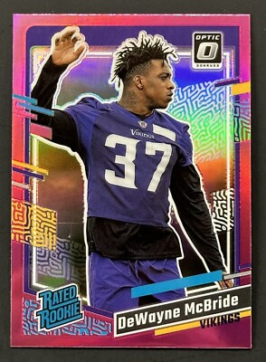 2023 Donruss Optic Preview Rated Rookie Pink Holo - Dewayne McBride ...
