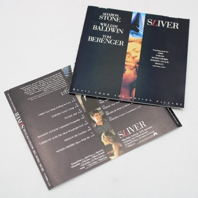 BOOKLET & INSERT ONLY Sliver Music From The Motion Picture Soundtrack ...