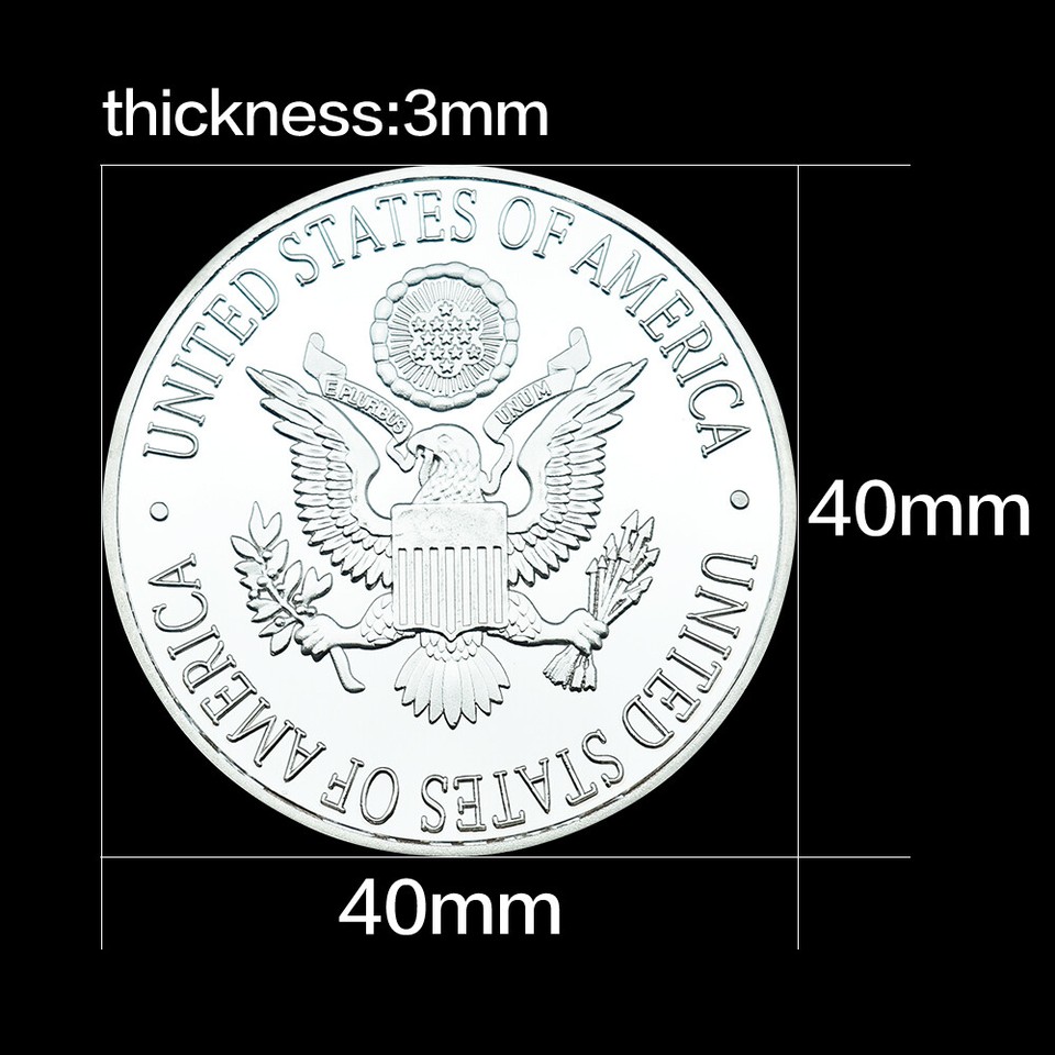 8pcs Deadpool Silver Coins Souvenir Marvel Superhero Challenge Coin in ...