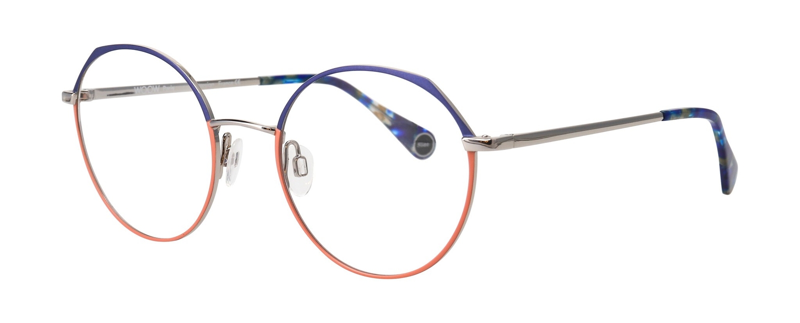 WOOW BRIGHT SIDE 2 matt flashy blue nosepad 9620 Eyeglasses | eBay