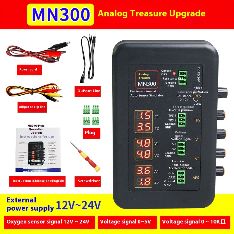 Automotive Sensor Simulator Tester 2-8000Hz Car Signal Generator ...