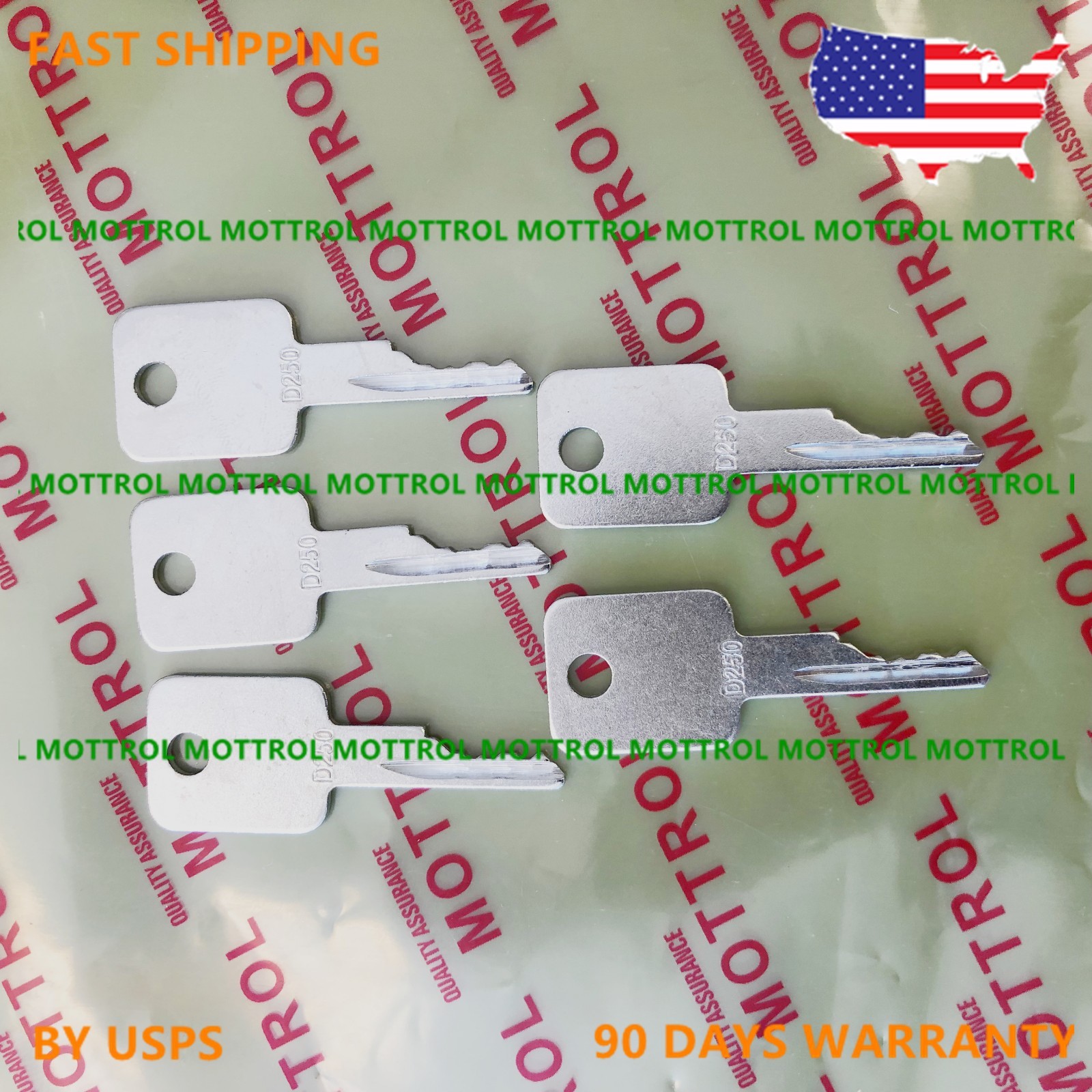 5 D250 Key For Case IH Bobcat Vermeer JLG Grove Terex Timberjack ...