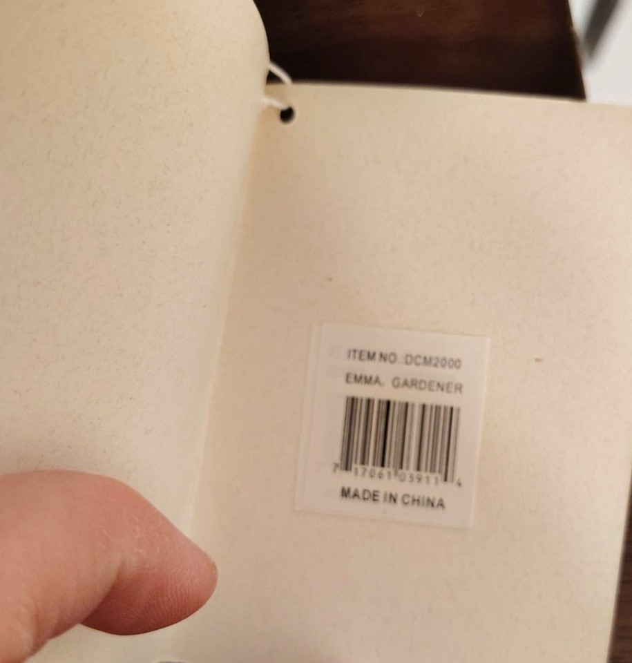 Carmen Manago Doll Emma Gardener w/ Tag Mushrooms Flowers in Basket ...