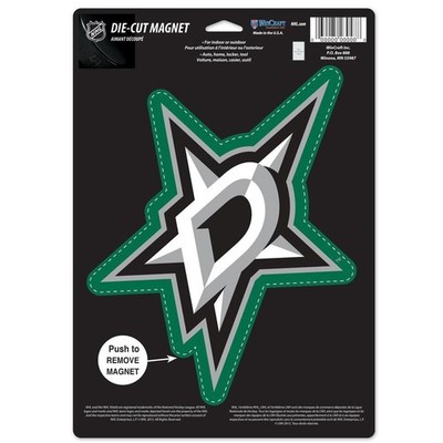 Dallas Stars 6.25" x 9" Die Cut Logo Magnet [NEW] NHL Car Truck Fridge ...