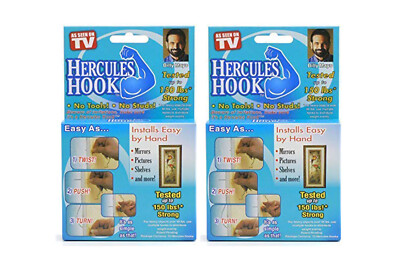 Hercules Hook Picture Drywall Anchors Hanger Hang Shelves Art Mirrors ...