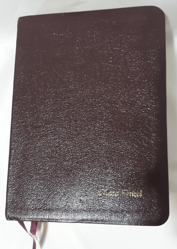 1979 Quad Brown LDS Mormon Scriptures Genuine Leather Bible 7-1/2” X 5 ...