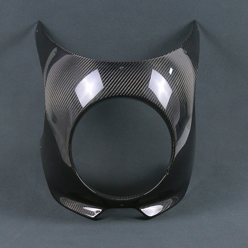 Carbon Fiber Front Headlight Windshield Semi Fairing Cowl For Kawasaki ...