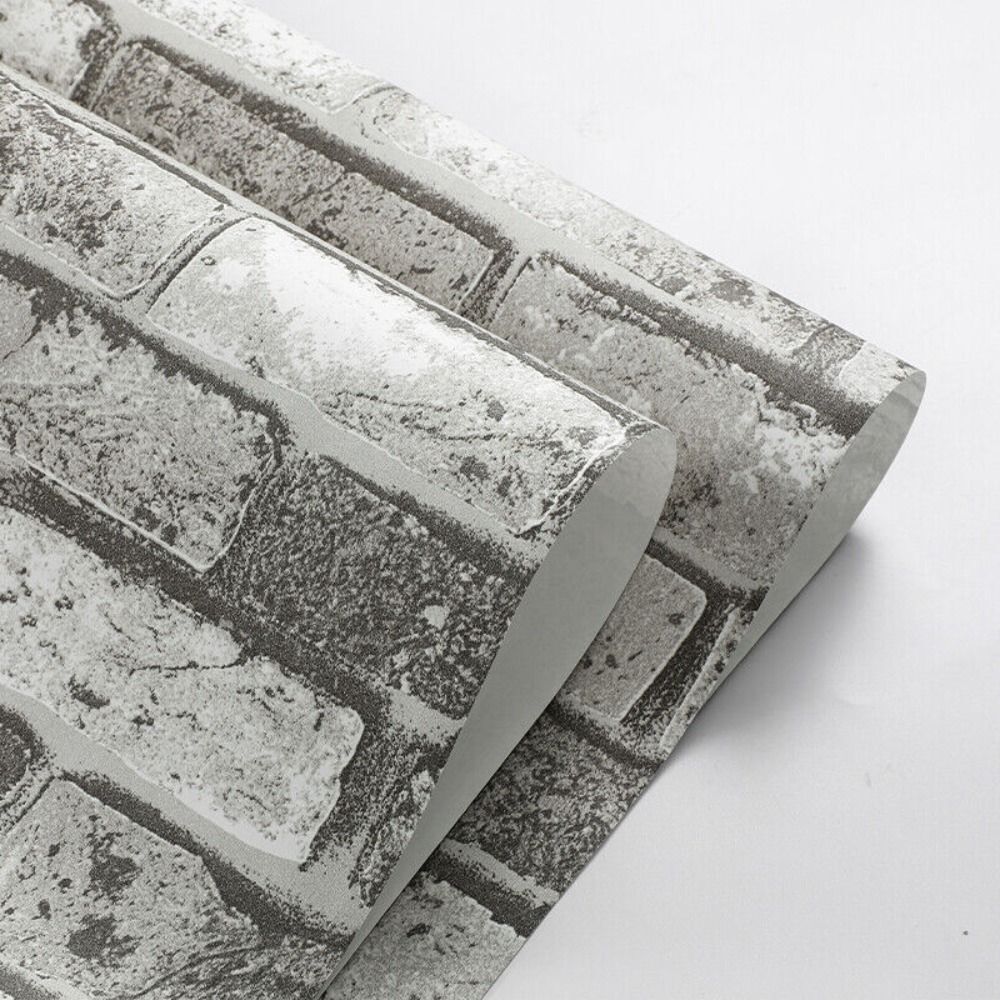 3D Brick Effect Slate Stone Wall Sticker Realistic Wall Decal | eBay