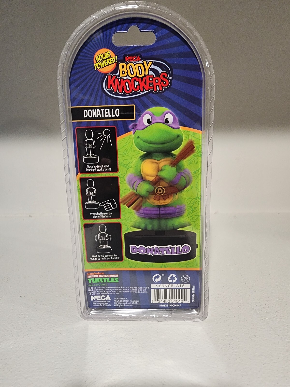 NECA Body Knockers TMNT Teenage Mutant Ninja Turtles Donatello Solar ...